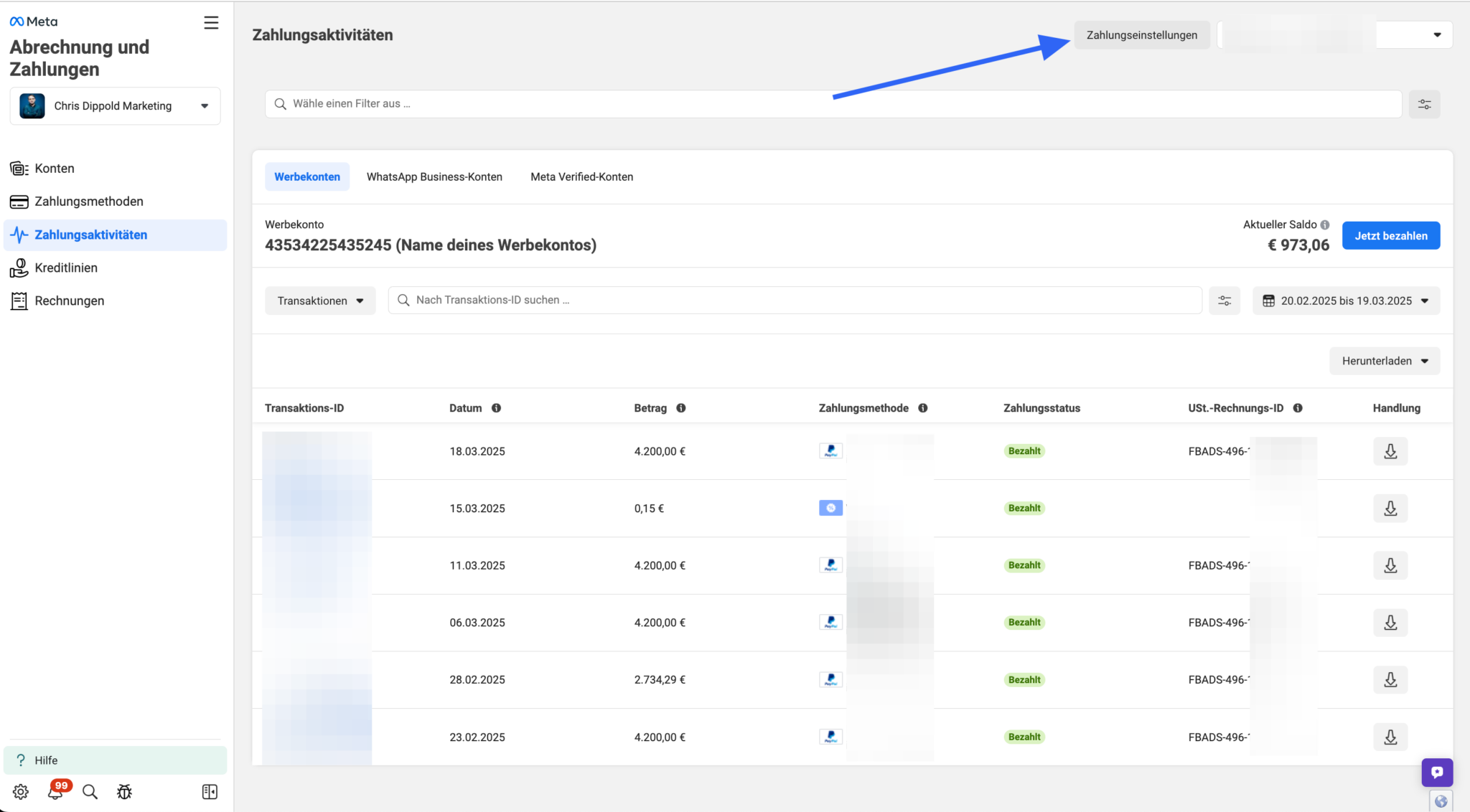 Facebook & Instagram Rechnungen herunterladen: Die ultimative Anleitung ...